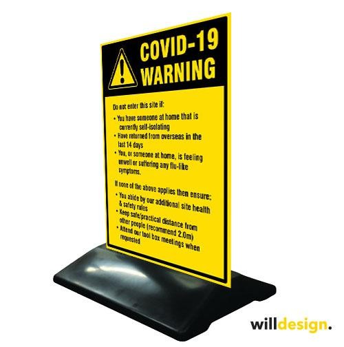 COVID-19 Package Sign & Poster - Office Supply - Signage - Web Design ...